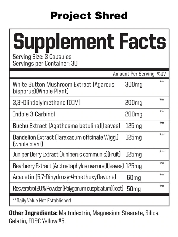Project Shred - Ohio Valley Nutrition